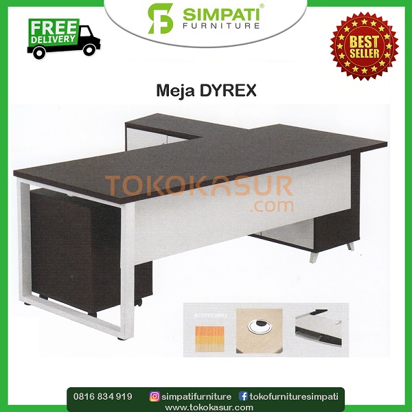 Meja Tulis - Meja Kerja / Kantor Murah Sale Promo TOKO FURNITURE SIMPATI